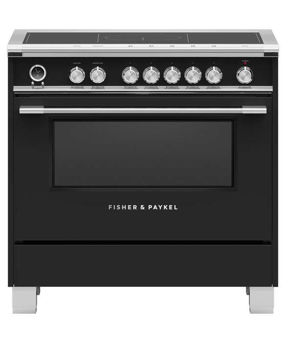 OR36SCI6W1 Fisher & Paykel 36" Series 9 Classic 5 Zone Induction Range ...