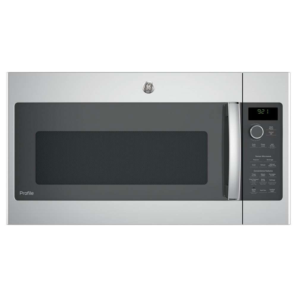PVM9005SJSS GE Profile 30" 2.1 Cu. Ft. Over-the-Range Sensor Microwave ...