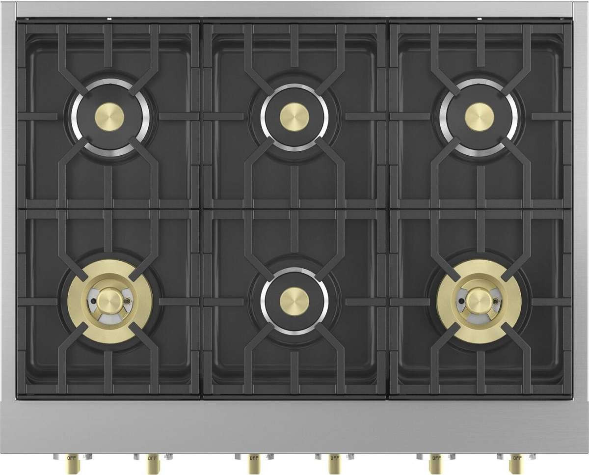 Monogram ZGU366NTSS 36" Gas Rangetop with 6 Burners - Natural Gas ...