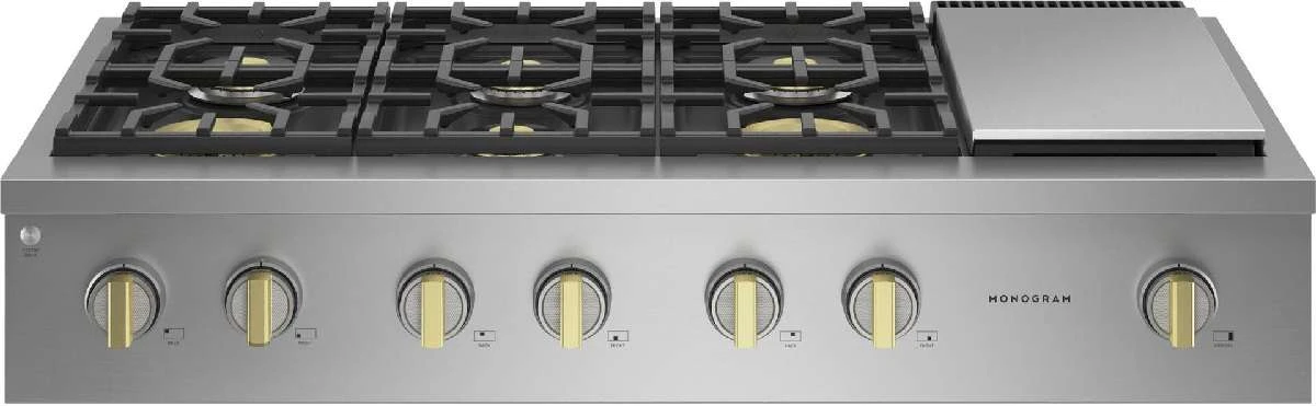 VRT7486GSS Viking Professional 7 Series 48" Gas Rangetop - 6 Burners ...