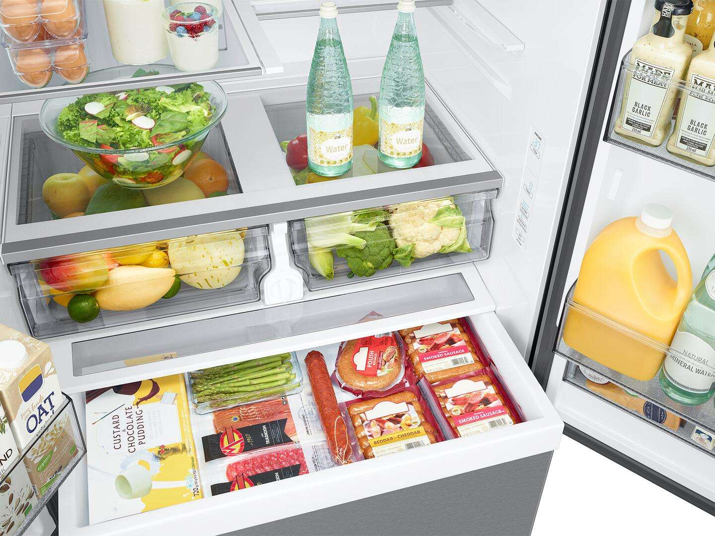 Samsung RF32CG5100SR 36" 32 cu. ft. 3-Door French Door Refrigerator 32 ...