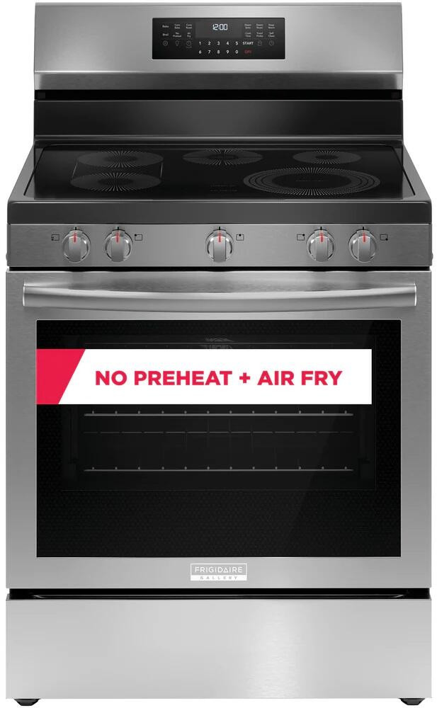 FCRE3052BS Frigidaire 30" Electric Range with Quick Boil and 5 Cooking ...