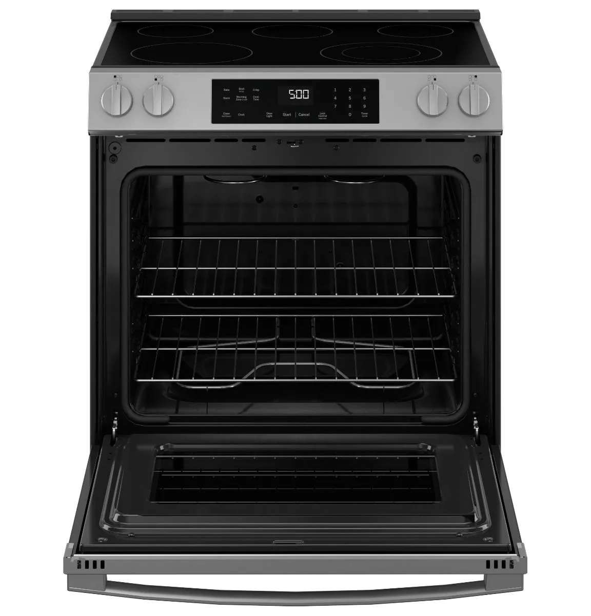 GE GRS500PVSS 30" Slide-In Electric Range 5 Burners - Stainless Steel ...