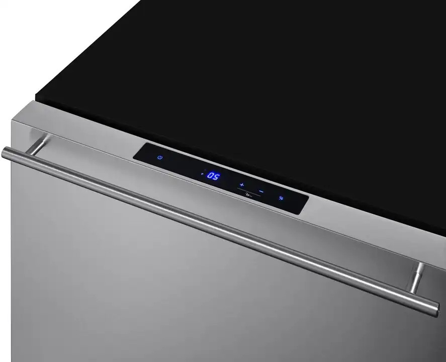 Summit ADFD243OS 24" 2-Drawer Freezer with Professional Handle and ...