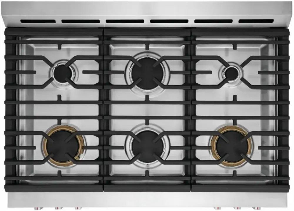 Frigidaire Gallery GCFG3661AF 36" ADA Freestanding Gas Range with 6 ...
