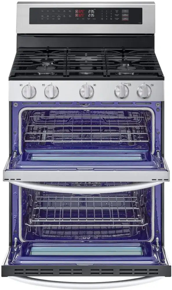 LDGL6924S LG 30" Double Oven Gas Range with ProBake Convection and Air ...