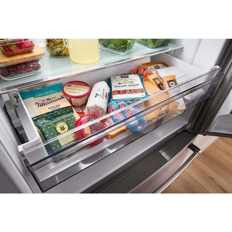 KRFC136RBS KitchenAid 36" Counter Depth French Door Refrigerator with ...