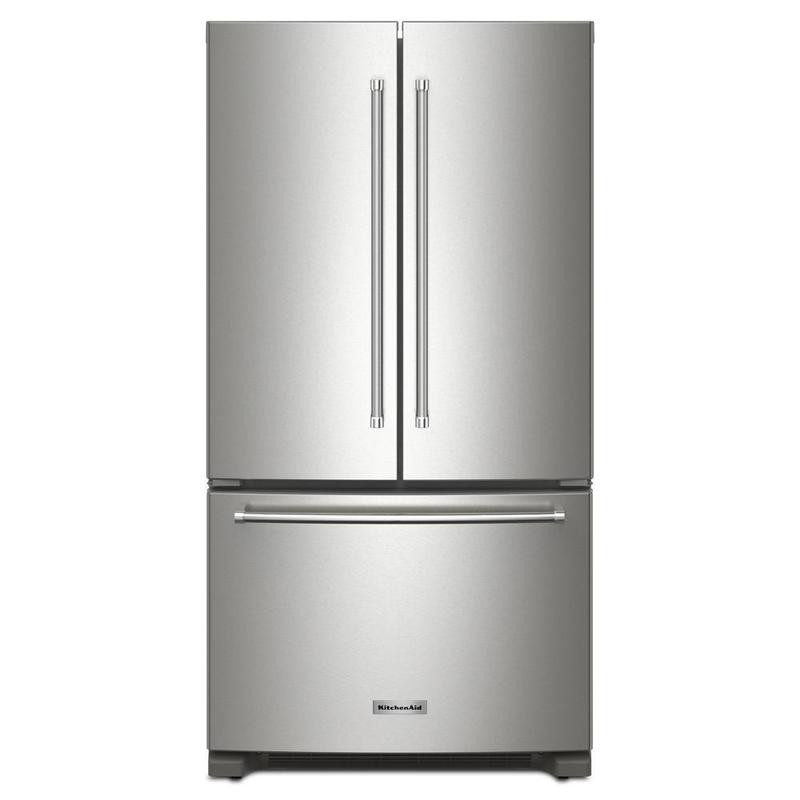 KRFC136RBS KitchenAid 36" Counter Depth French Door Refrigerator with ...