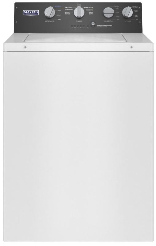 MVWP586GW Maytag 27" Commercial-Grade Top Load Washer with Agitator - White