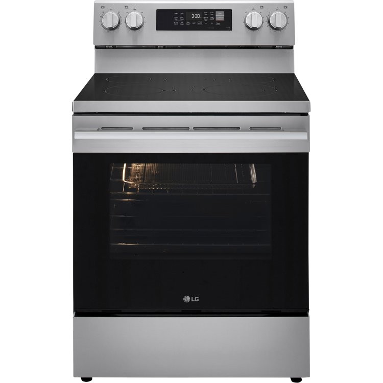 LG LREN6323YE 30" 6.3 cu.ft. Smart Electric Range with AirFry ...