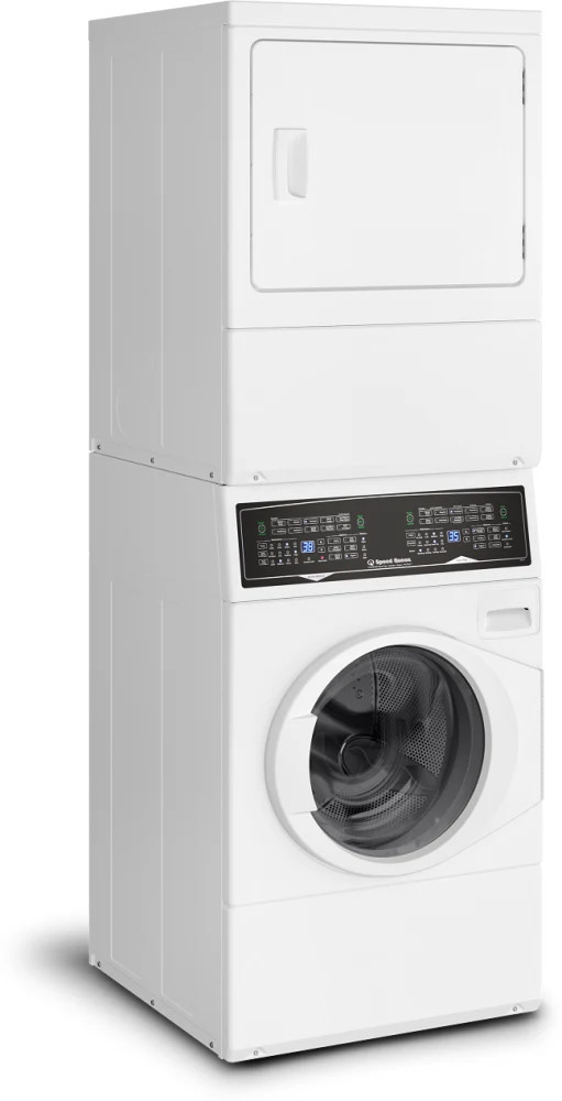 Speed Queen SF7008WE 27" Stacked Laundry Center with 3.4 cu. ft. Washer ...