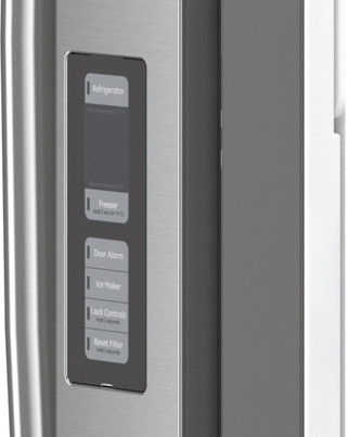 GE GWE19JYLFS 33" Counter Depth French Door Refrigerator with Internal ...