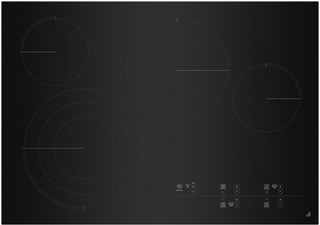 JEC3430HB JennAir 30" Oblivion Glass Electric Cooktop - Black