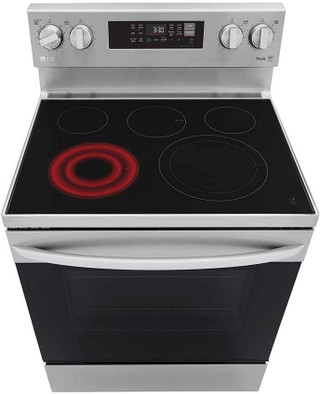 LG LREL6323S 30" 6.3 cu.ft. Electric Range with Convection and AirFry ...