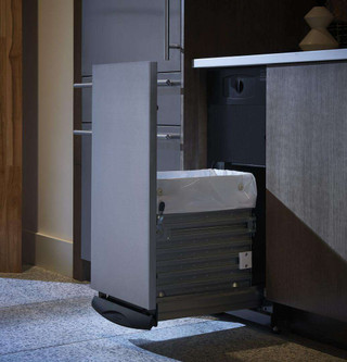 GE Profile UCG1520NSS 15" 1.4 cu. ft. Built-In Trash Compactor ...