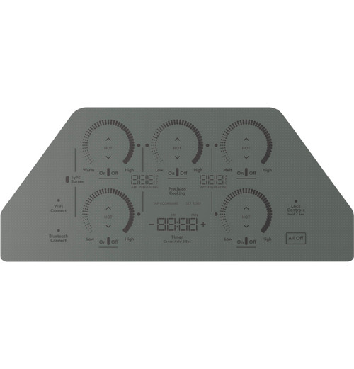 Cafe CHP90362TSS 36" Induction Cooktop with 5 Elements Touch Control ...