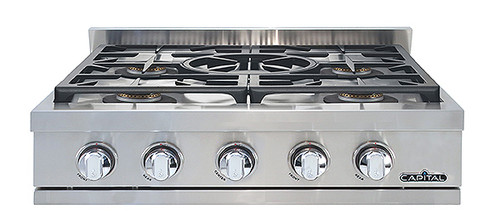 GRT366N Capital 36" Precision Series 6 Burner Cooktop - Natural Gas ...