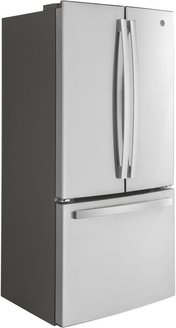 GE GWE19JYLFS 33" Counter Depth French Door Refrigerator with Internal ...