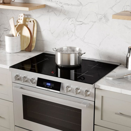 Bosch HIS8655U 36" Induction Industrial Style Range - Stainless Steel ...