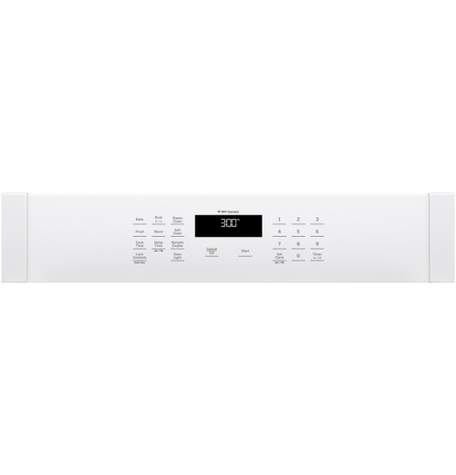 GE JKS3000DNWW 27" Single Wall Oven with Never Scrub Heavy Duty Racks ...