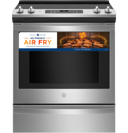 GE JS760SPSS 30" Slide-In Electric Convection Range with No Preheat ...