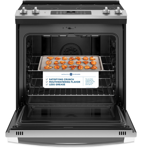 GE JS760SPSS 30" Slide-In Electric Convection Range with No Preheat ...