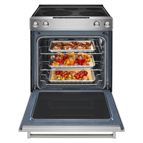 KitchenAid KSEG700ESS 30" Electric 5 Slide-in Convection Range ...