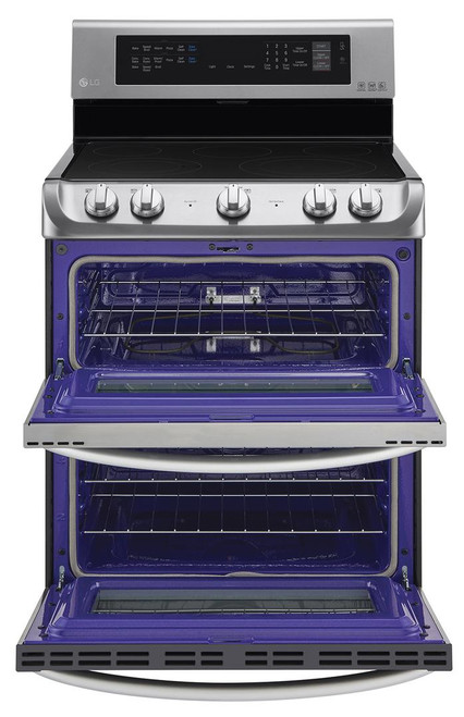 LG LDE4413ST Freestanding 7.3 cu. ft. Double Oven with Probake ...