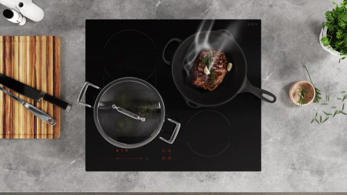 Elica EIV430BL 30" Volta Induction Cooktop with 4 Cooking Elements and ...