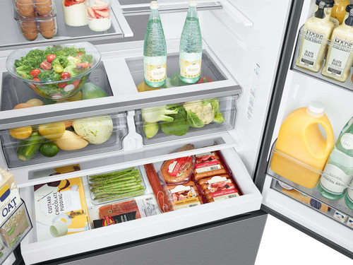 RF27CG5400SR Samsung 36" Counter Depth 3-Door French Door Refrigerator ...