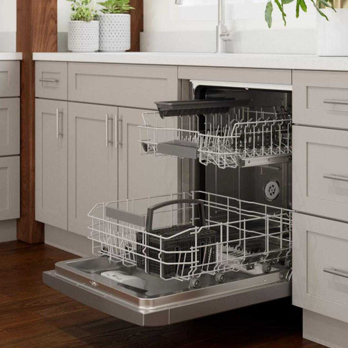 Bosch SGE53C55UC 24" Front Control Dishwasher with Recessed Handle and ...