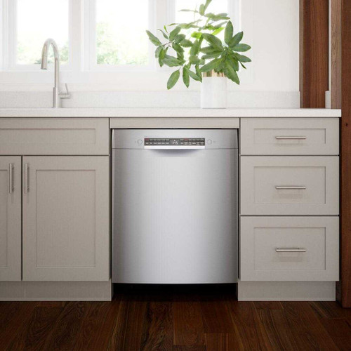 Bosch SGE78C55UC 24" Front Control Dishwasher with Recessed Handle and ...