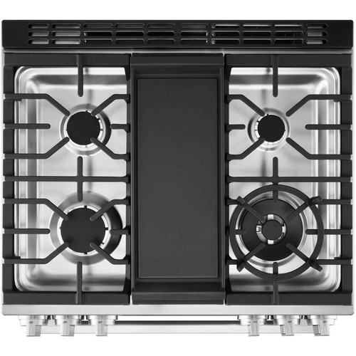 LG LSGL6337X 30" 6.3 Cu. Ft. Smart Slide-In Gas Range - Printproof ...