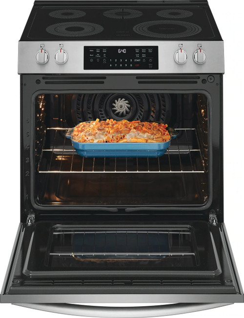 Frigidaire Gallery GCFE3059BF 30" Front Control Electric Range with ...
