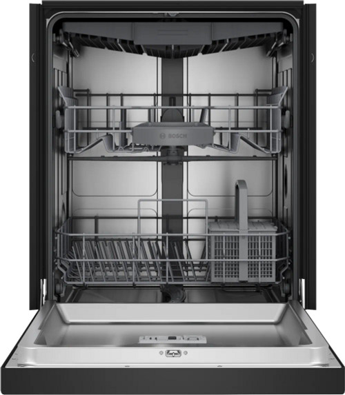 Bosch SHE43DM6N 300 Series 24" Front Control Dishwasher with Recessed ...