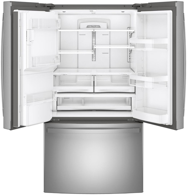 GE GFE28GYNFS 36" French-Door Bottom Freezer Refrigerator with Showcase ...