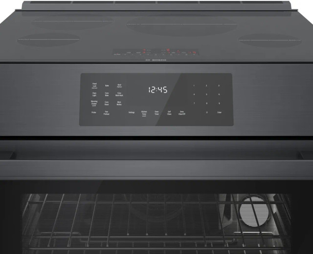 Bosch HII8047U 30" Slide-in Induction Range - Black Stainless Steel ...