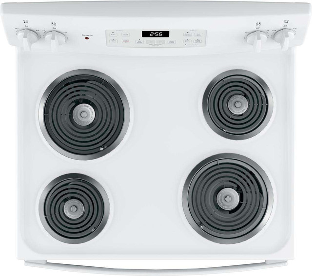 GE JB256DMWW 30" Freestanding Electric Range with SensiTemp Technology ...