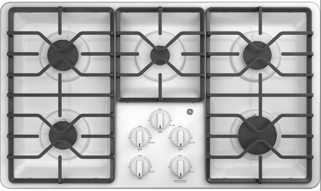 JGP5036SLSS GE 36" Built-In Gas Cooktop with Sealed Cooktop Burners ...