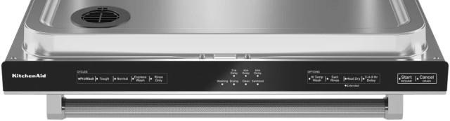 KitchenAid KDTM404KPS 24" Top Control Dishwasher with FreeFlex Third ...