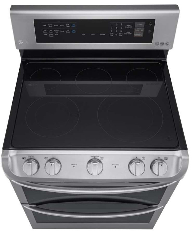 LG LDE4413ST Freestanding 7.3 cu. ft. Double Oven with Probake ...