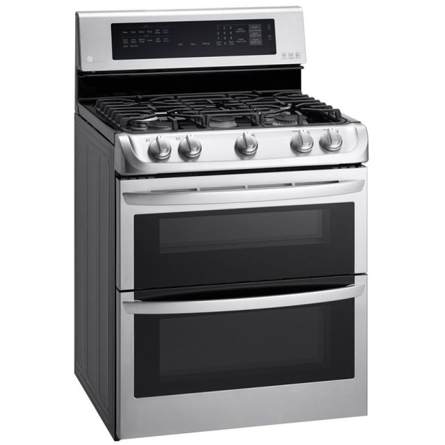 LG LDG4313ST 30" 6.9 cu. ft. Freestanding Gas Range with Double Oven ...