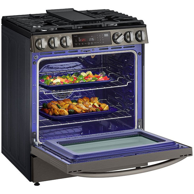 LSGL6335D LG 30" Gas Slide-in Range 6.3 cu.ft with Air Fry ProBake ...