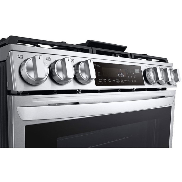 LSGL6335F LG 30" Gas Slide-in Range 6.3 cu.ft with Air Fry ProBake ...