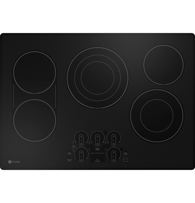 JEP5030DTBB GE 30" Built-In ADA Compliant WiFi Enabled Electric Cooktop ...