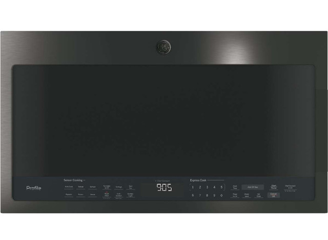 PVM9005SJSS GE Profile 30" 2.1 Cu. Ft. Over-the-Range Sensor Microwave ...