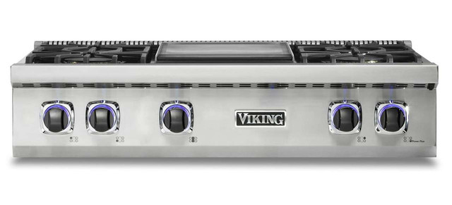 VRT7366BSS Viking Professional 7 Series 36" Gas Rangetop - 6 Burners ...