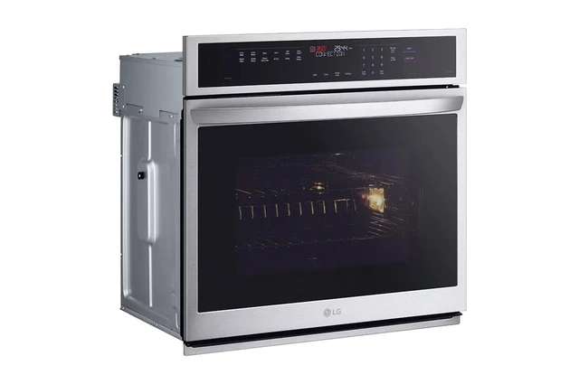 LG WSEP4727F 30" Smart Single Wall Oven with Steam Sous Vide and Air ...