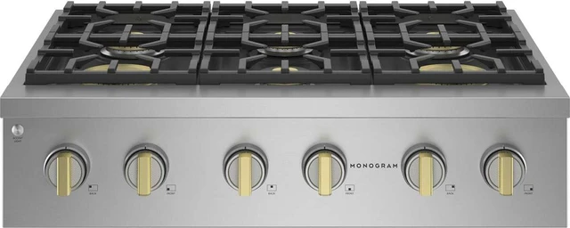 VRT7366BSS Viking Professional 7 Series 36" Gas Rangetop - 6 Burners ...