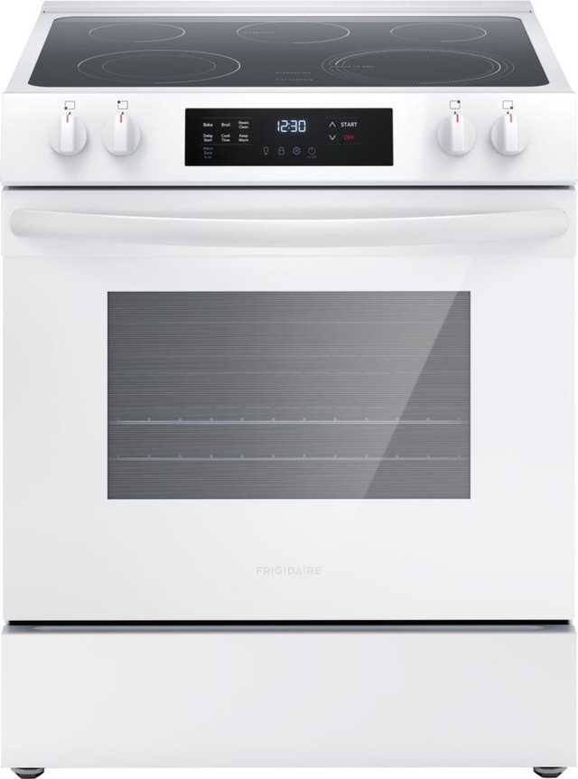 FCFE3062AS Frigidaire 30" Front Control Electric Range with 5 Elements ...